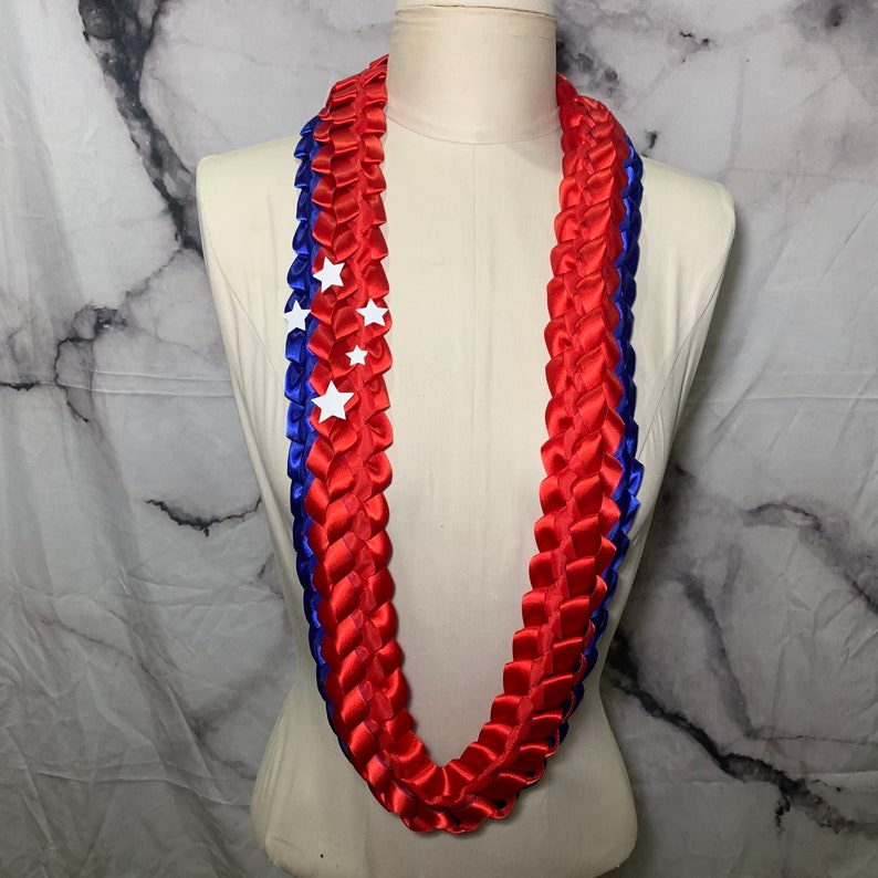 Samoan Flag Pride Lei | Etsy