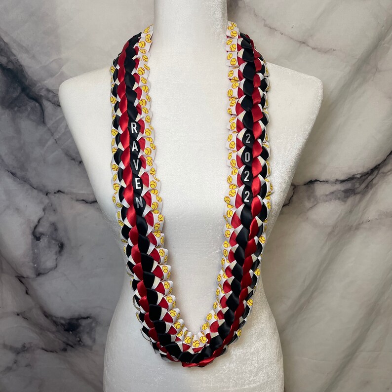 Softball Leis senior Night Graduation - Etsy