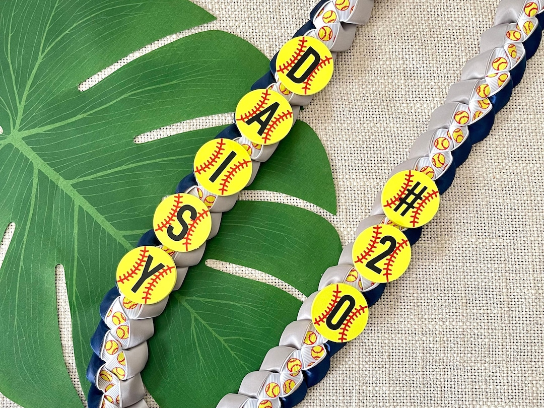 Softball Leis (senior Night, Graduation) - Etsy
