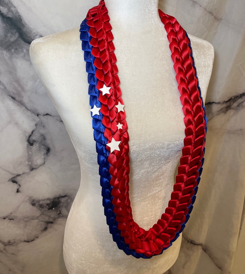 Samoan Flag Pride Lei - Etsy