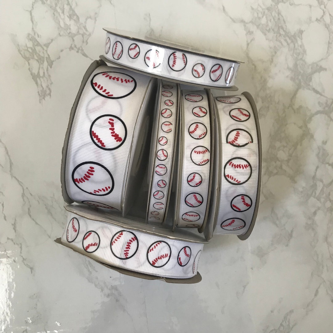 Baseball Ribbon (choose Your Width & Length) - Etsy