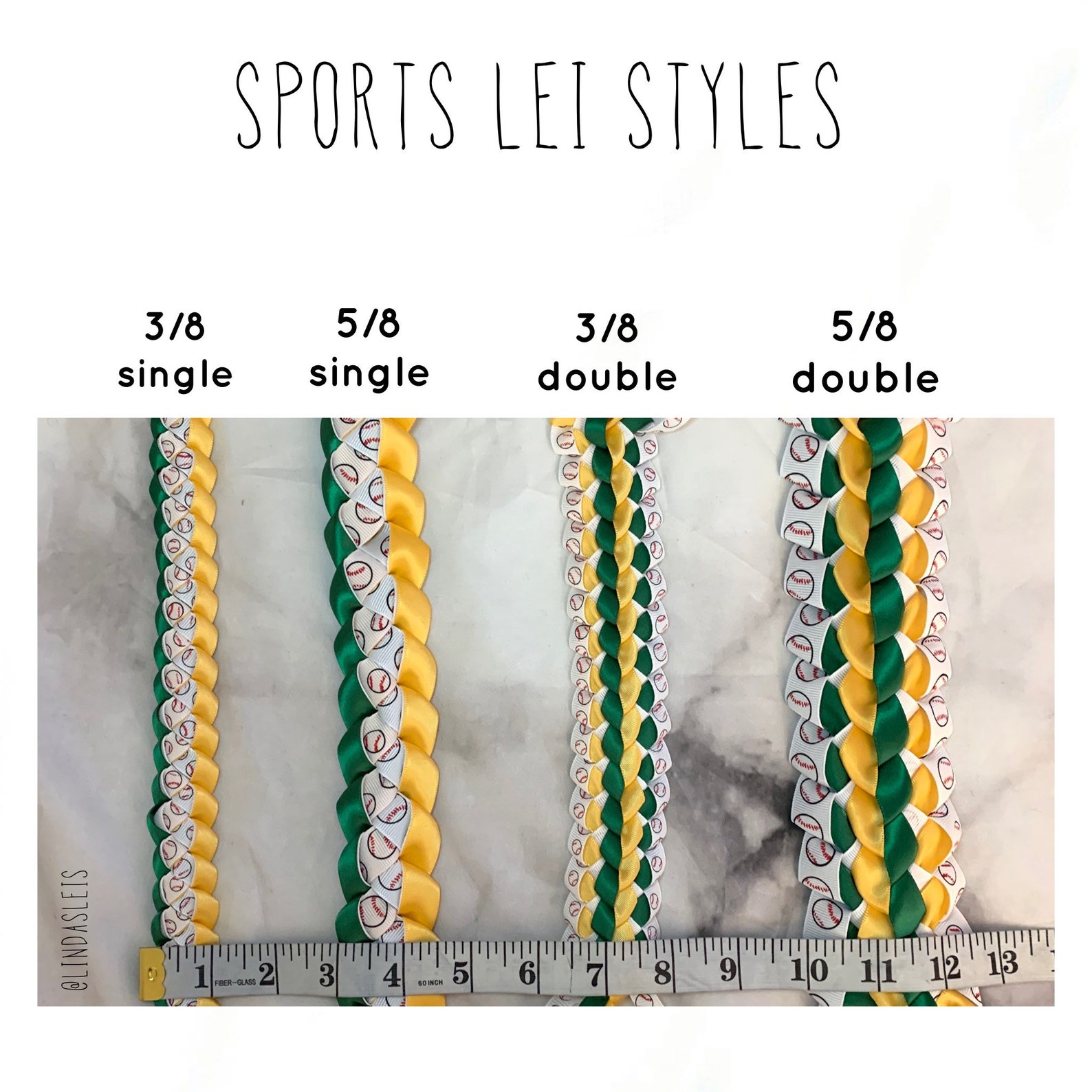 Softball Leis senior Night Graduation - Etsy