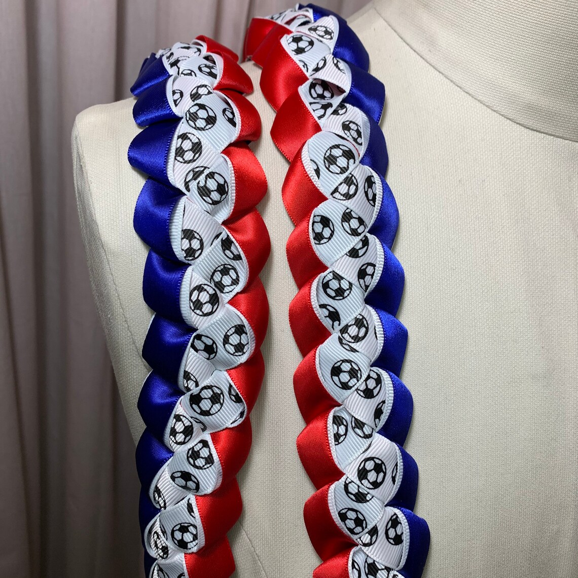 Soccer Ribbon Lei senior Night Graduation - Etsy