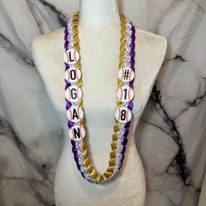Baseball Ribbon Lei (senior Night, Graduation, Tournaments) - Etsy
