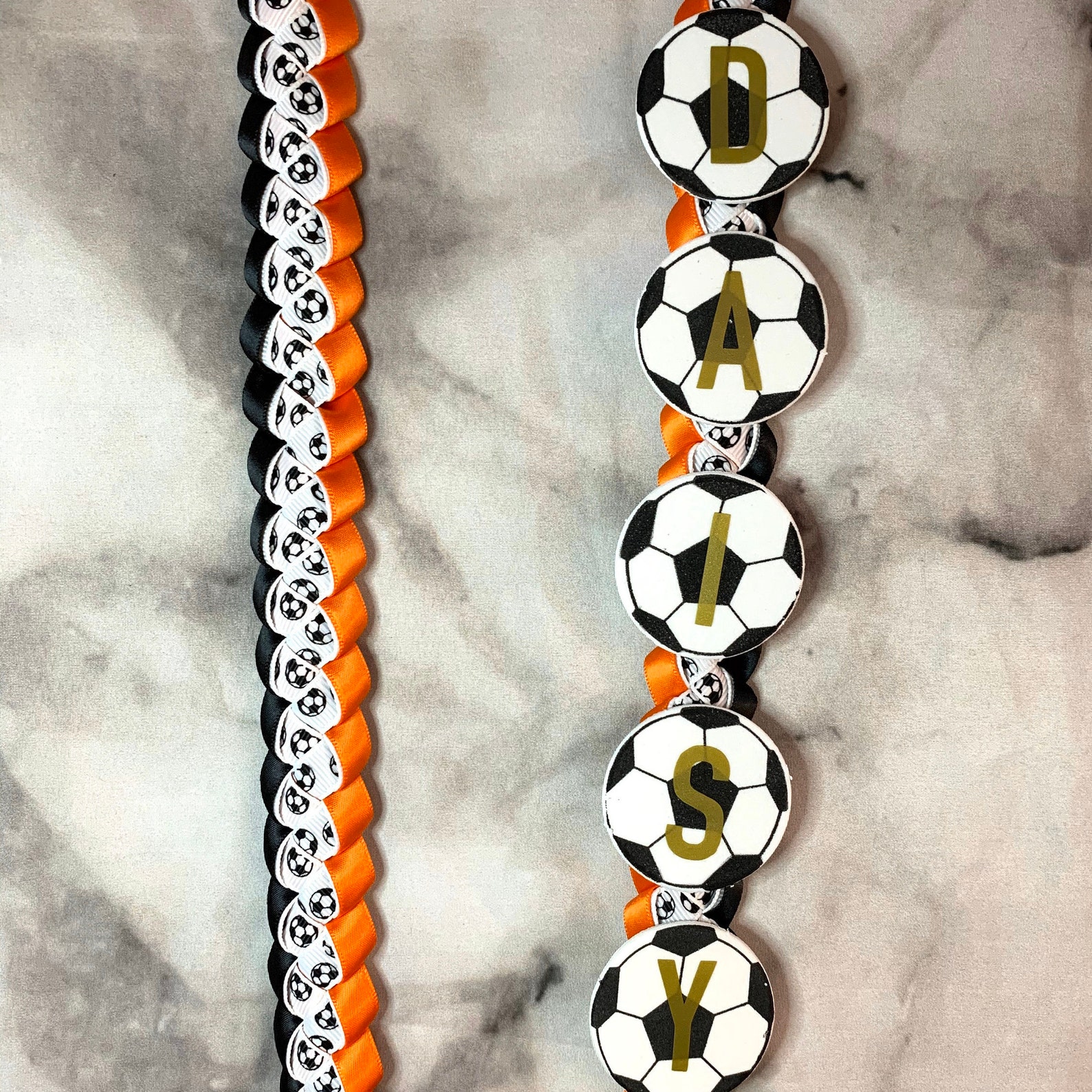 Soccer Ribbon Lei senior Night Graduation - Etsy