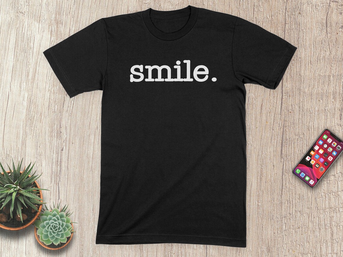 Smile tshirt / smile shirt / smile shirts / smile clothing / | Etsy