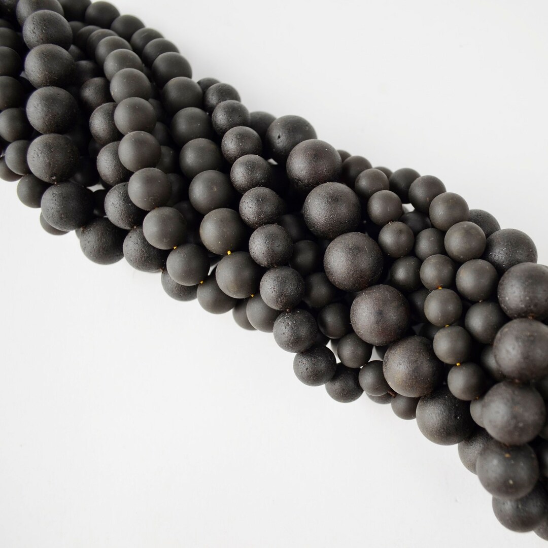 Modified Amber Beads, Black Raw Amber Beads, for Jewelry Making ...