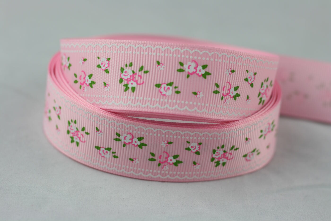 5 Yards 1 Inch 25mm Grosgrain Ribbon Lovely Small Floral - Etsy