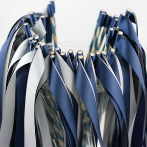 50PCS Ribbon Wands With Double Ribbon and Wrapped Stick Party Wand ...