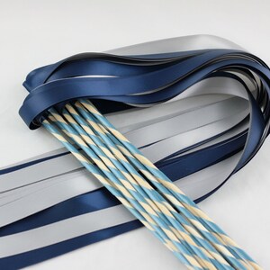 50PCS Ribbon Wands With Double Ribbon and Wrapped Stick Party Wand ...