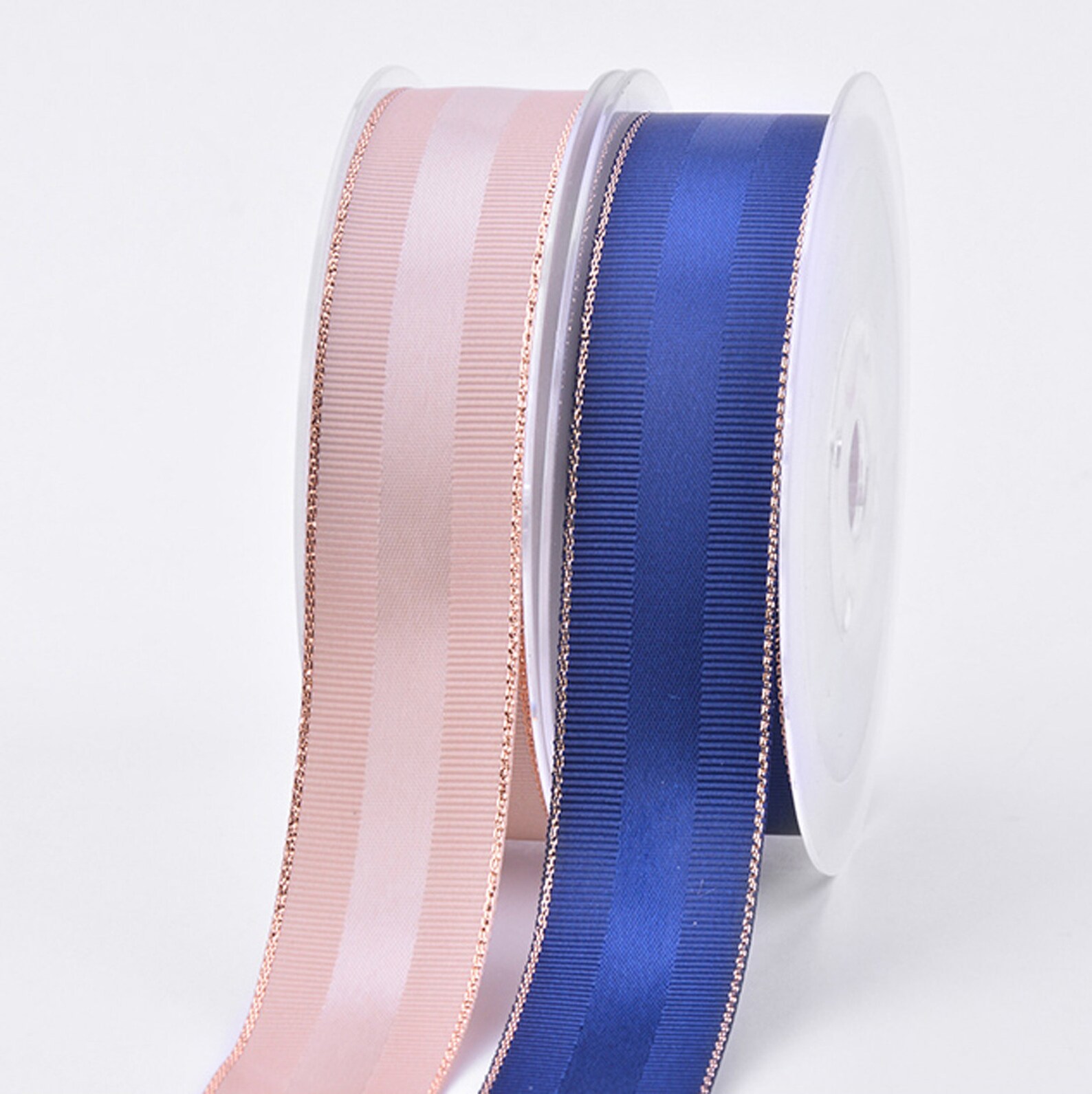 100 Yards Rose Gold Metallic Edge Grosgrain-satin Ribbon 7 - Etsy
