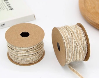 50 Meters Burlap String, Jute, Hessian, Linen Rope, Home Decor, Rustic ...