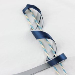 50PCS Ribbon Wands With Double Ribbon and Wrapped Stick Party Wand ...