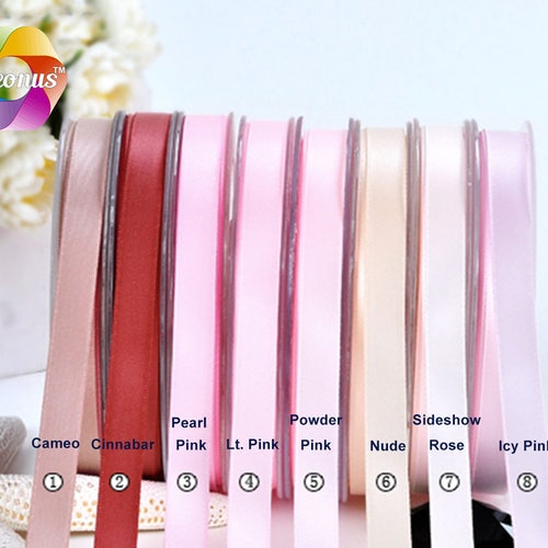 Champagne Cream Silk Chiffon Ribbon 2 Wide Hand Dyed | Etsy