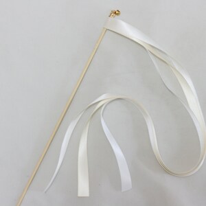 50PCS Ribbon Wands With Triple Ribbon and Bell Party Wand Streamers ...