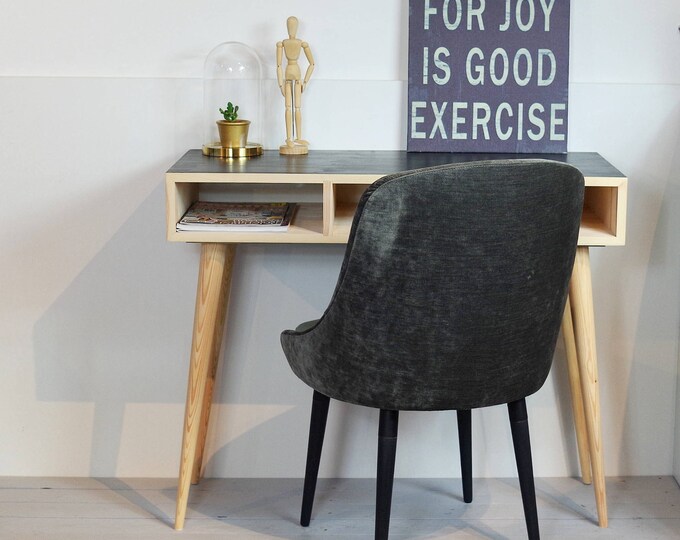 Solid Pine Wood Desk Computer Desk Dressing Table Home - Etsy