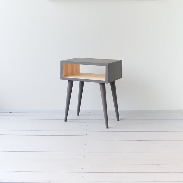Minimal Nightstand - Etsy