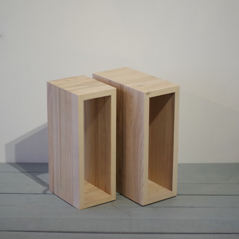 Solid Ash Wood Shelf White Oiled Nursery Shelves Floating | Etsy