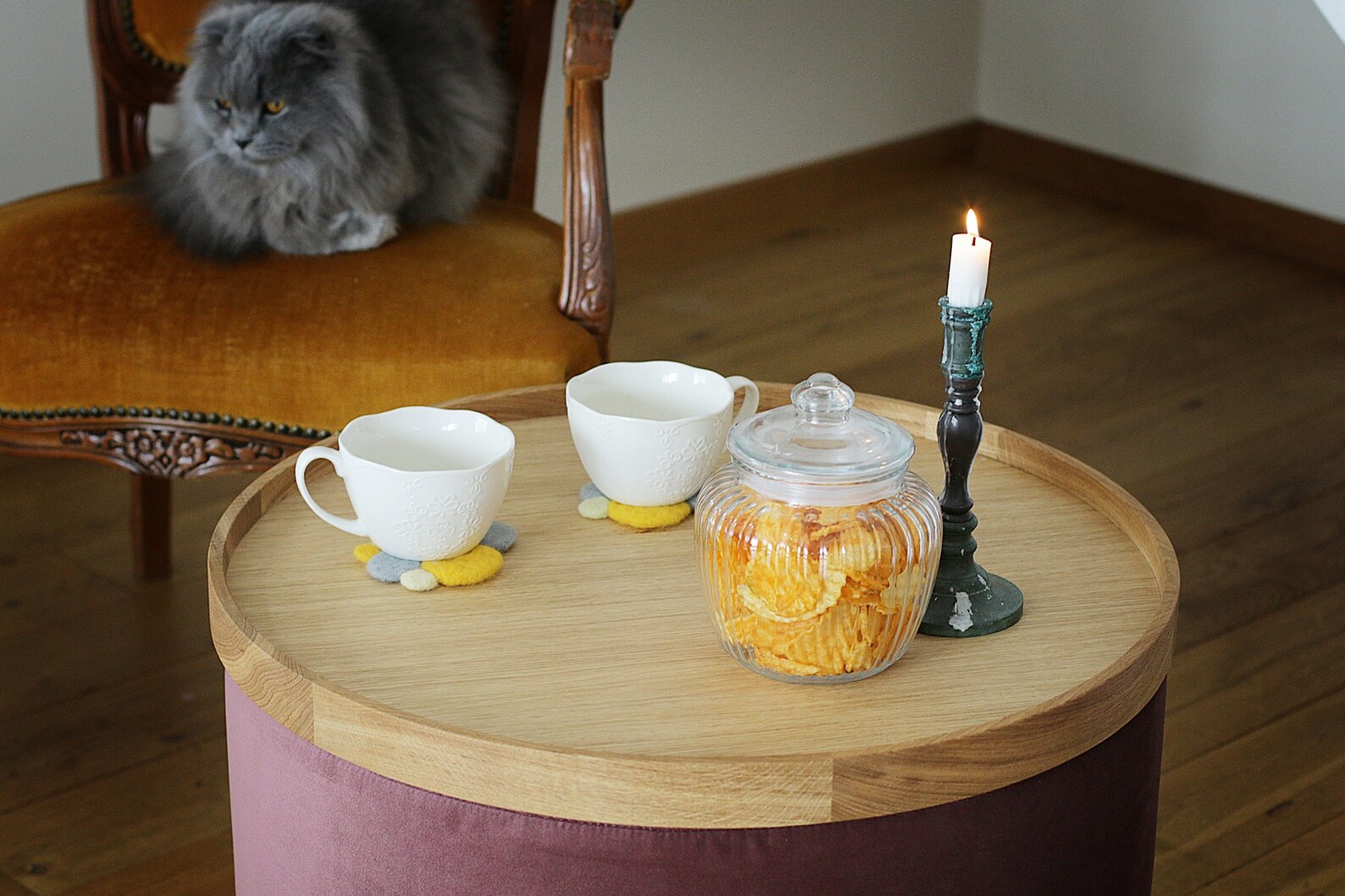 Large Oak Wood Tray Oak Tray Tray Place-mat Coaster - Etsy