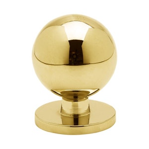 Modern Pulls Gold Knob Cabinet Drawer Knob Round Knob - Etsy