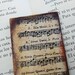 Musical Musician Drums Music Sheet Wooden Bookmark, Treble Clef ...
