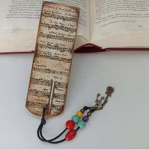 Cute Retro Style Casette Tape Wood Bookmark, Music Theme Music Notes ...