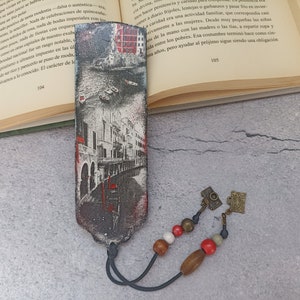 Italian Village Wood Bookmark, Travel Bookmark, Travel Gift, Book Lover ...