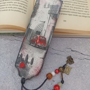 Italian Village Wood Bookmark, Travel Bookmark, Travel Gift, Book Lover ...