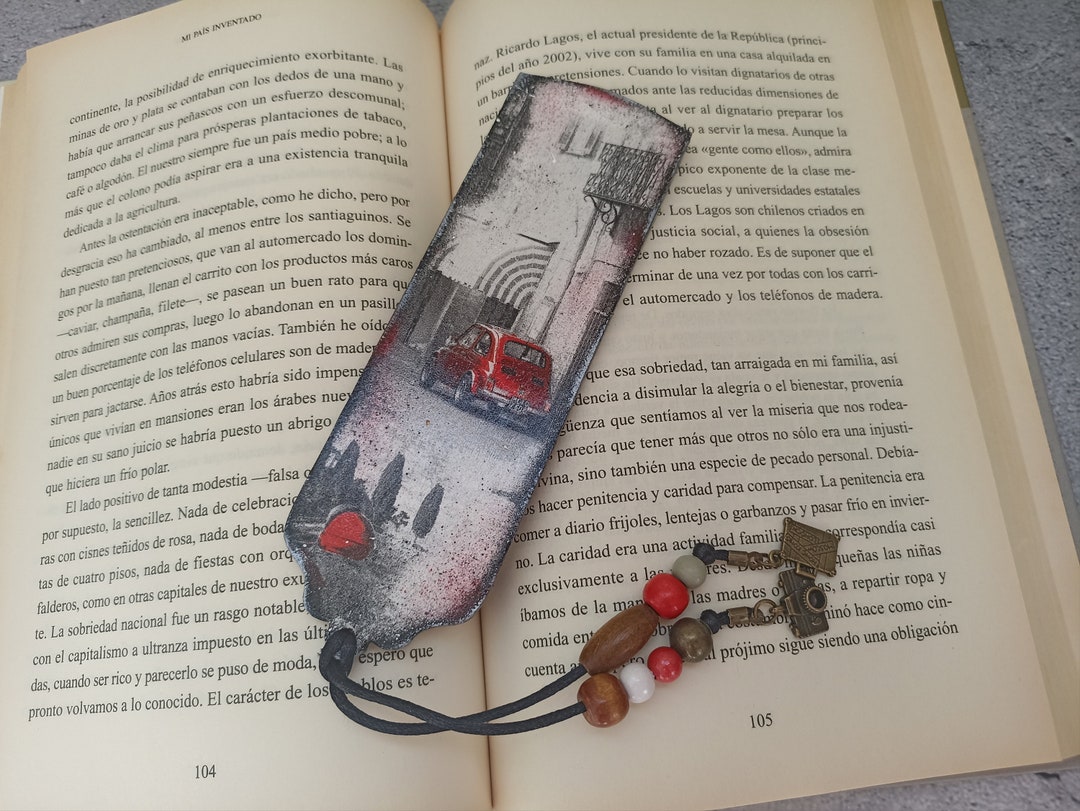 Italian Village Wood Bookmark, Travel Bookmark, Travel Gift, Book Lover ...
