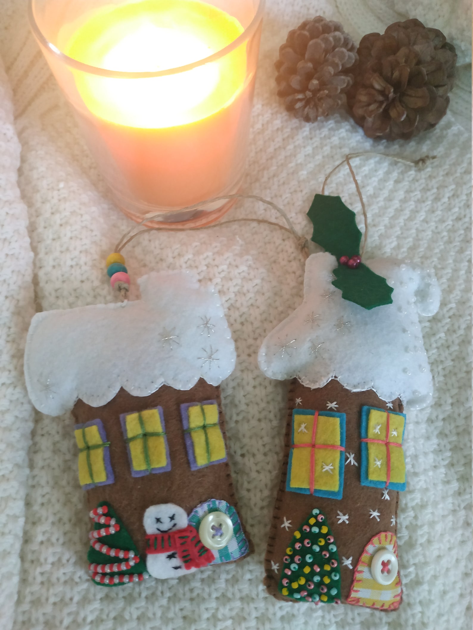 Gingerbread House Christmas Tree Decoration Tree Hanging Decor | Etsy