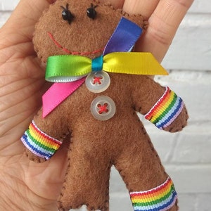Pride LGBT Ginger Ornament Raimbow Gingerbread Ornament - Etsy