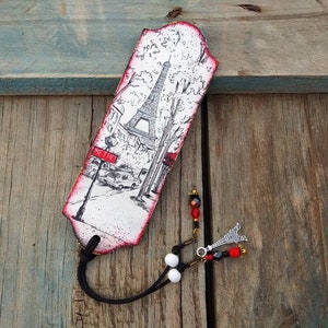 Wooden Eiffel Tower Paris Bookmark, Coffee in Paris, Paris Lover Gift ...