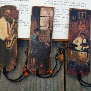 Musical Musician Drums Music Sheet Wooden Bookmark, Treble Clef ...