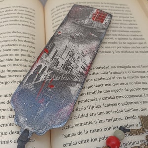 Italian Village Wood Bookmark, Travel Bookmark, Travel Gift, Book Lover ...