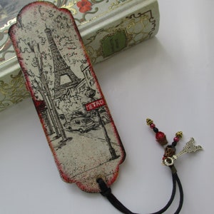 Wooden Eiffel Tower Paris Bookmark Coffee in Paris Paris | Etsy