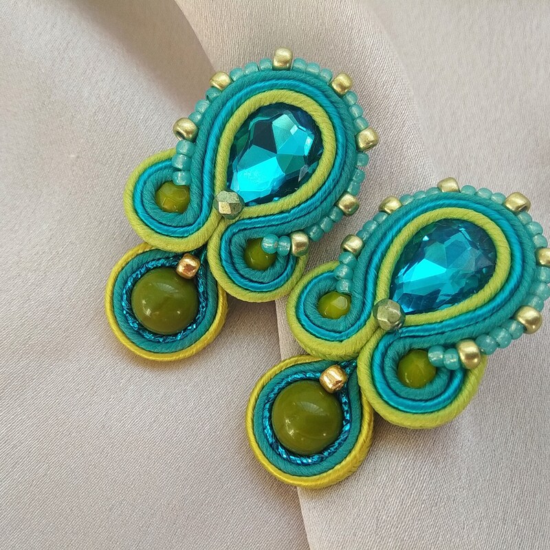 Teal and Lime Green - Etsy