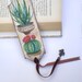Cactus Succulents Wooden Bookmark Plants Gardening Lover - Etsy