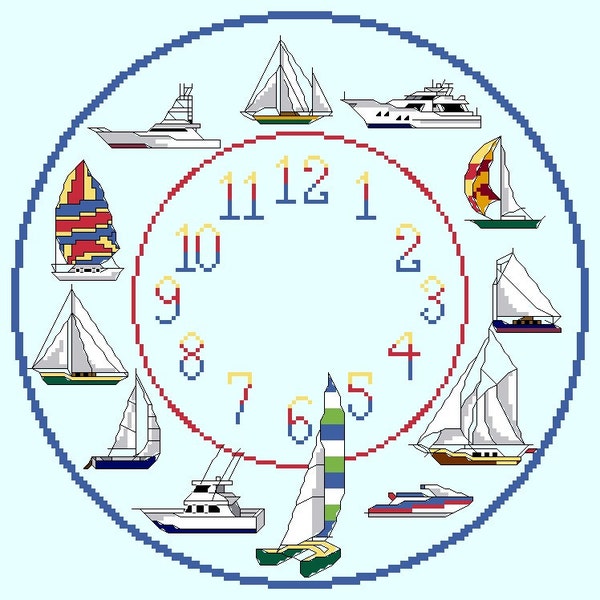 Sailing Clock - Etsy