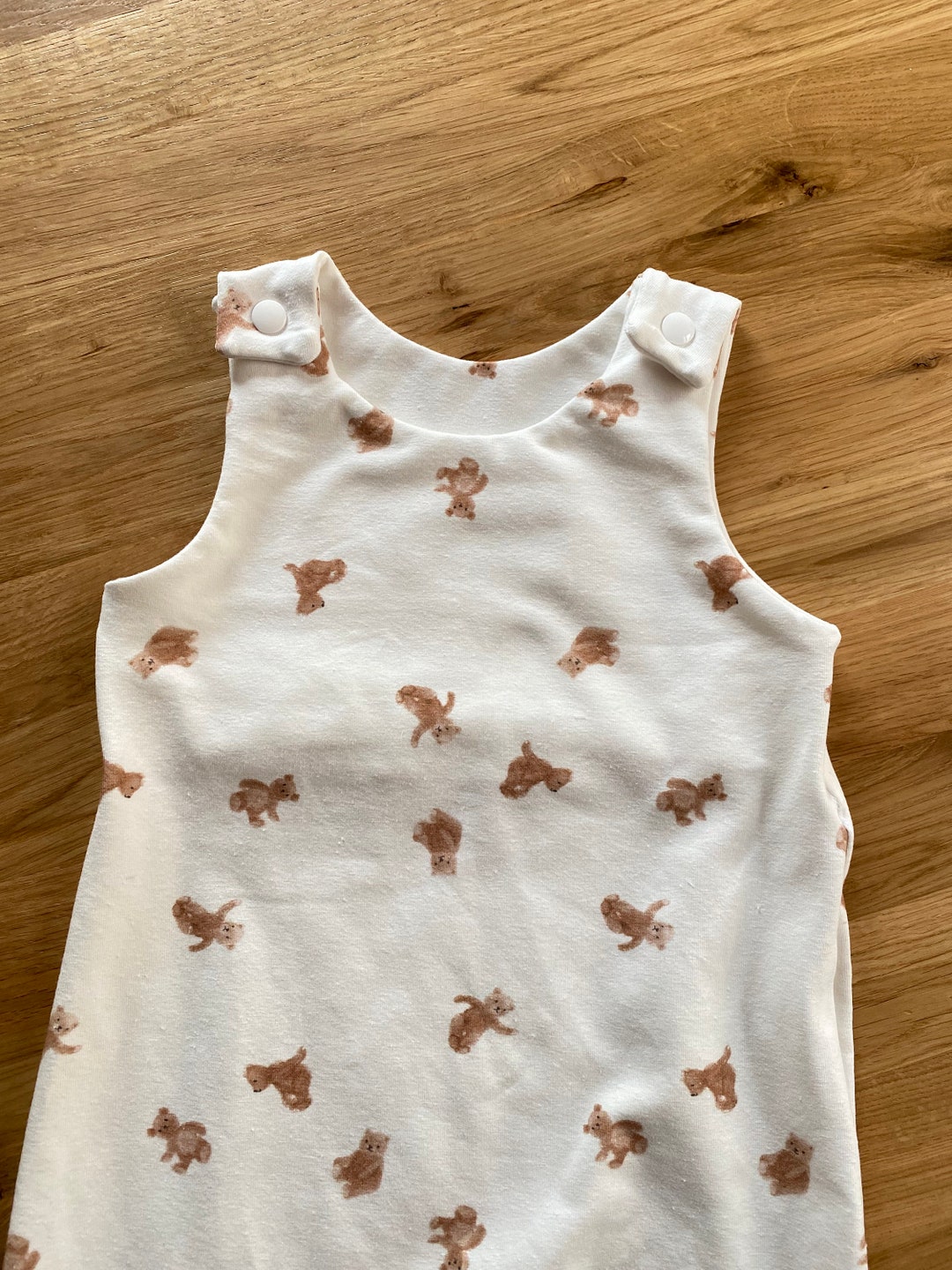 Baby Rompers Growing Teddy Bear Size Selection Romper - Etsy