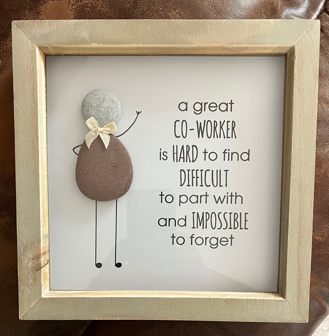 Handmade Pebble Art Frame Goodbye Sorry Youre Leaving - Etsy Australia