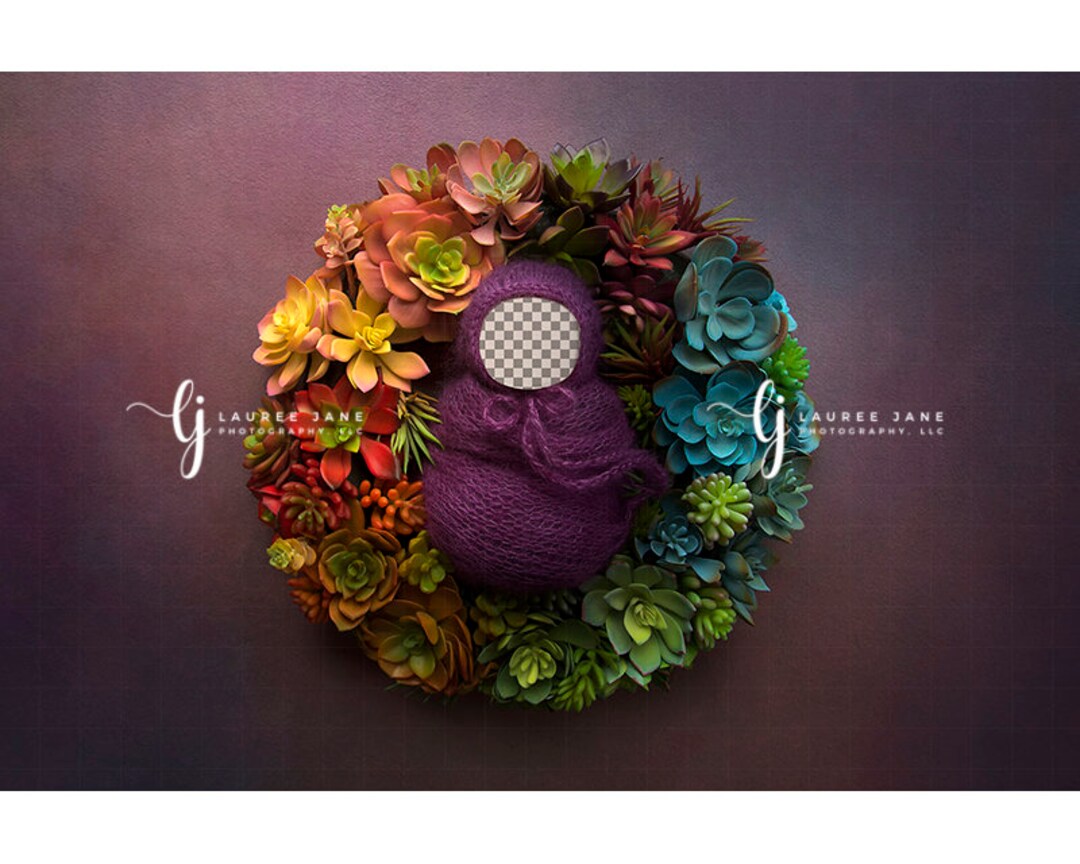 Newborn Digital Background Rainbow Wrapped Overhead Unique Png Poppet ...