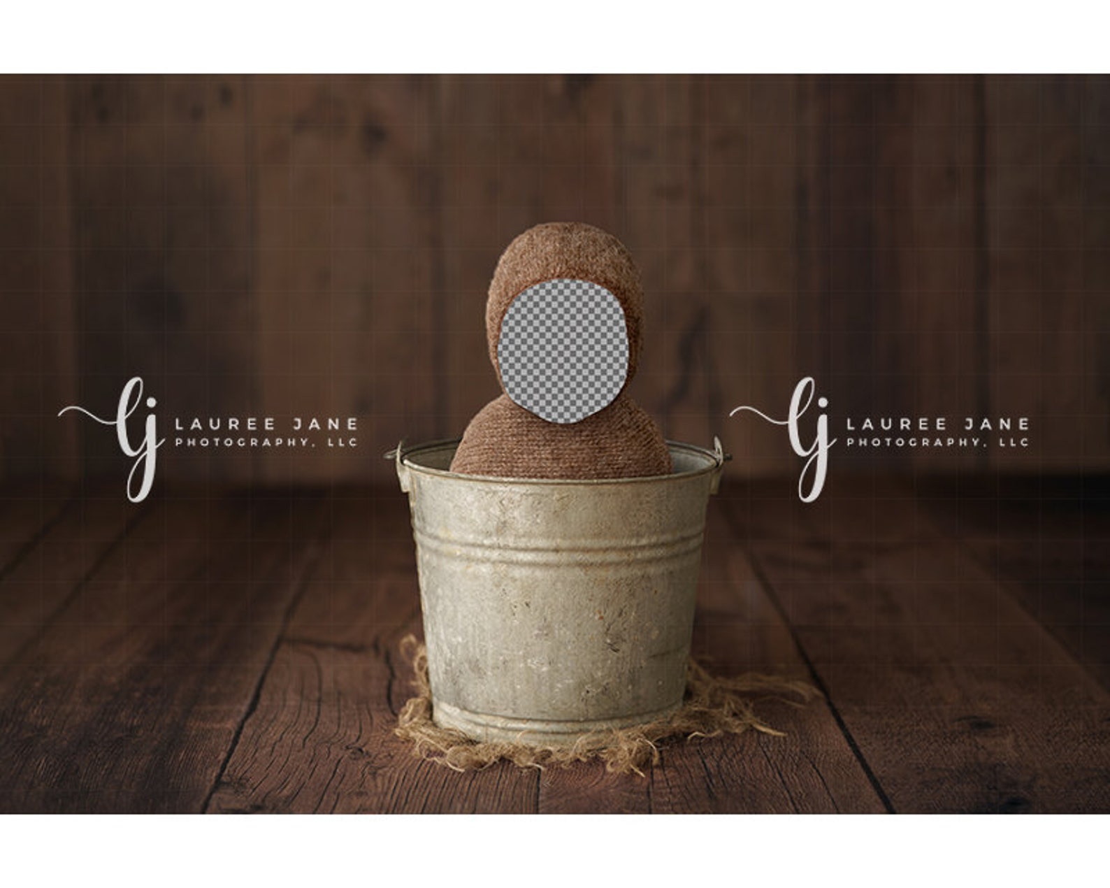 Newborn Digital Backdrop, Bucket, Wrapped, Unique, Transparent, Png ...