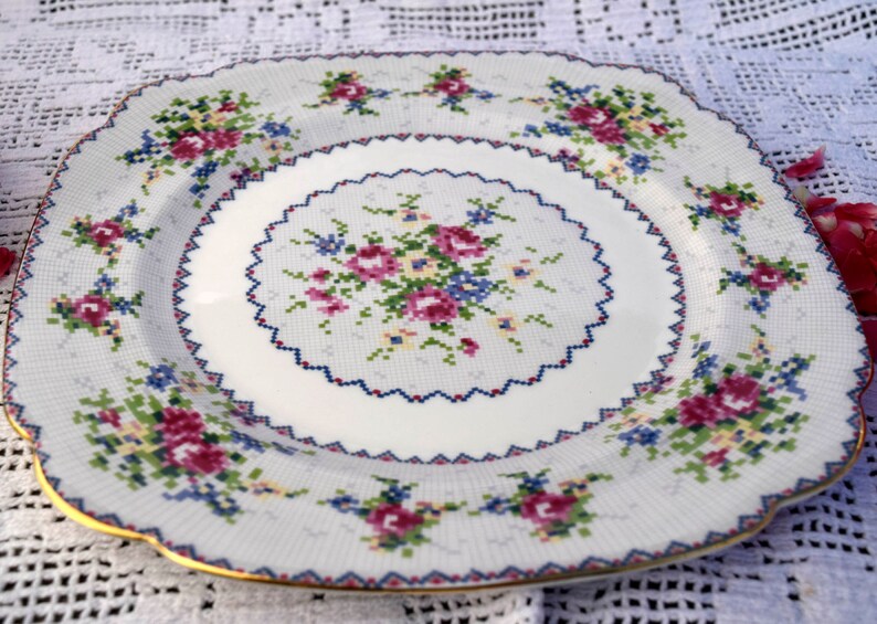 Vintage 1940s Royal Albert Bone China Petit Point China - Etsy UK