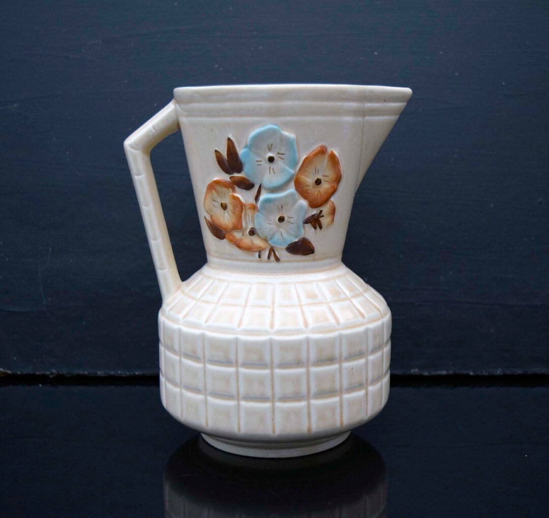 Portland Pottery Vintage Floral Jug – English Cottage Style Decor - Etsy UK