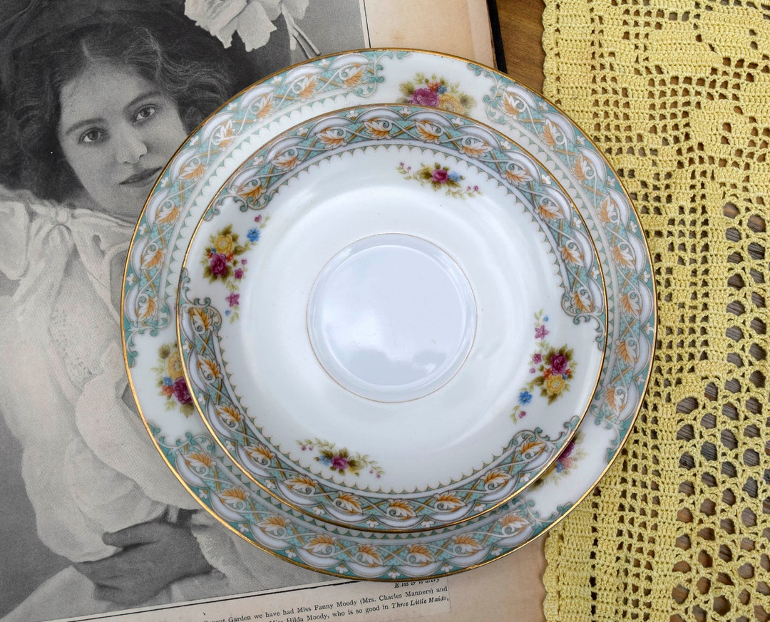 Vintage Jyoto China Made in Occupied Japan 1 Saucer and 1 Side Plate ...