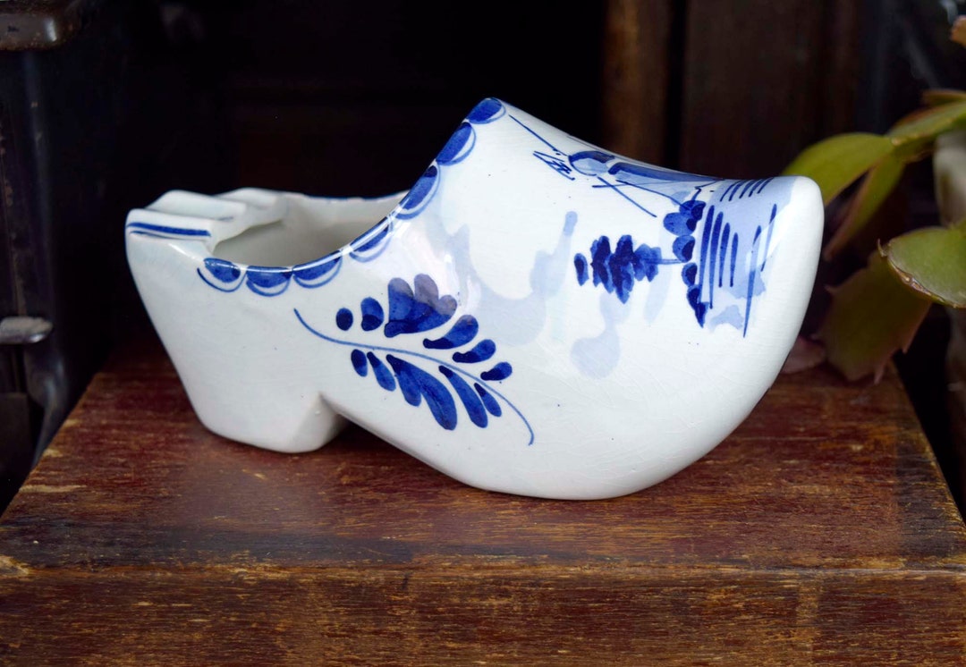 Collectible Delft Holland Hand Decorated Blue and White Pottery ...