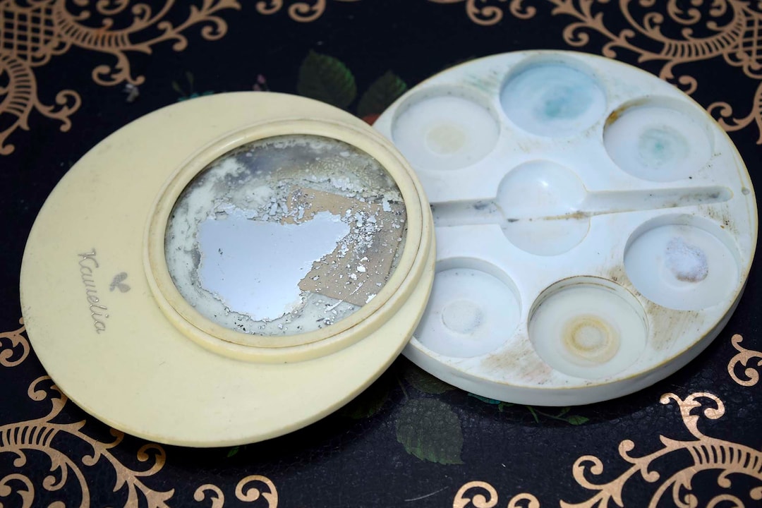 Rare Vintage 1950s-60s Soviet Era? Bakelite Hard Plastic Kamelia Oval ...