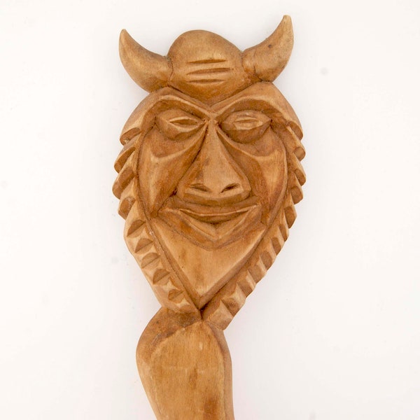 Devil Carved Wood - Etsy