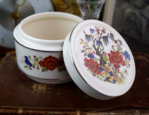 Vintage Sadler England Indian Tree Pattern Lidded Rou… - Gem