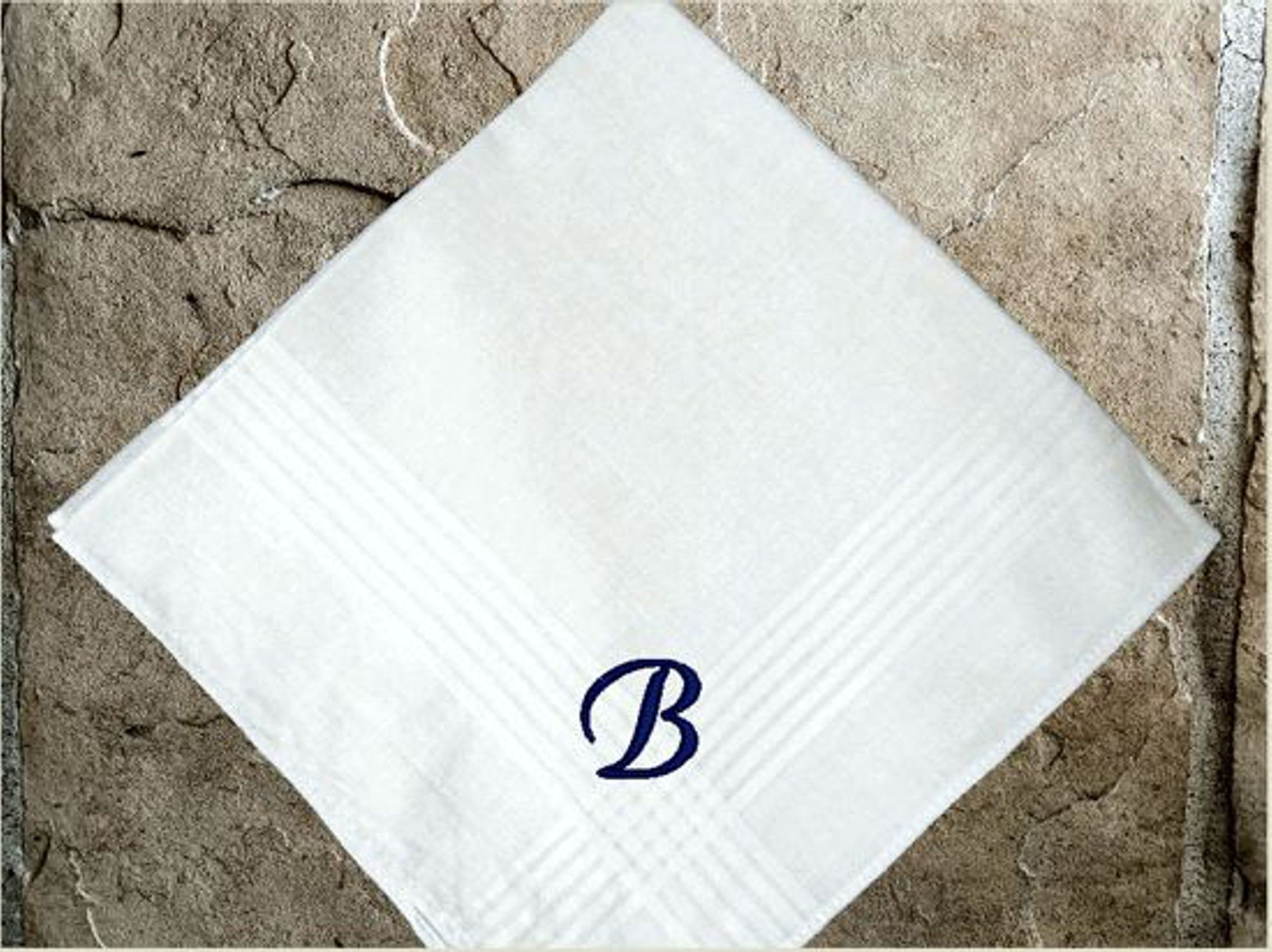 Men's handkerchiefs with initials store